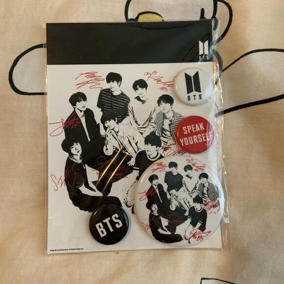 Bts | Other | Bts Pop Up Shop Pin Pack | Poshmark